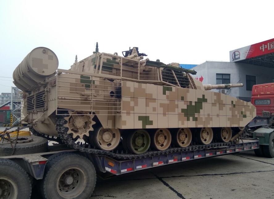 VT5外贸轻坦抢先看 96B加装城市战升级套件